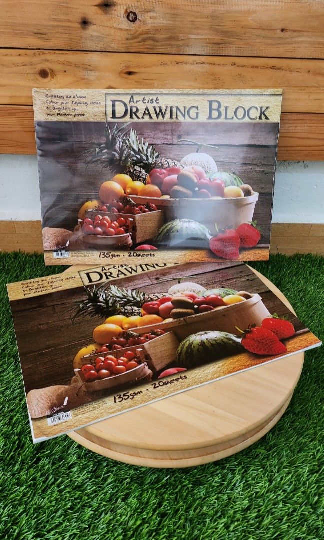 Drawing Blocks. Kertas Lukisan, Hobbies & Toys, Stationery & Craft ...