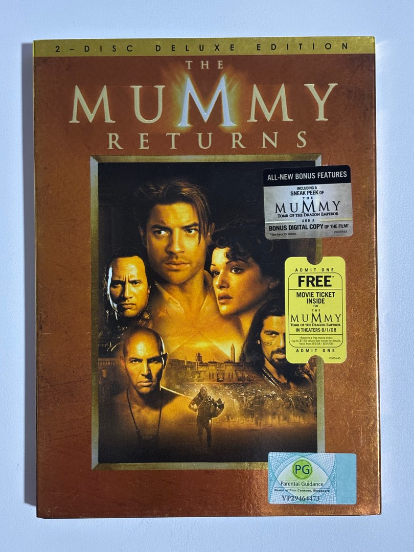 DVD Movies - THE MUMMY RETURNS, Hobbies & Toys, Music & Media, CDs ...