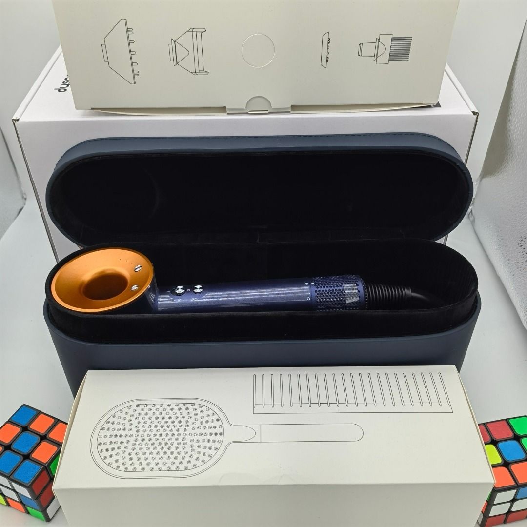 Dyson hair dryer HD08 eighth generation (Prussian Blue Gift Box ...