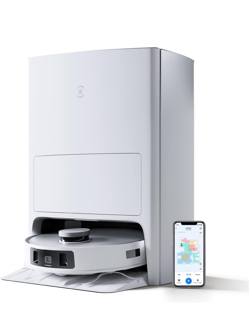 ECOVACS T20 OMNI | 6000Pa, 9mm Auto-Mop Lift, All-in-One, 55Deg Hot ...