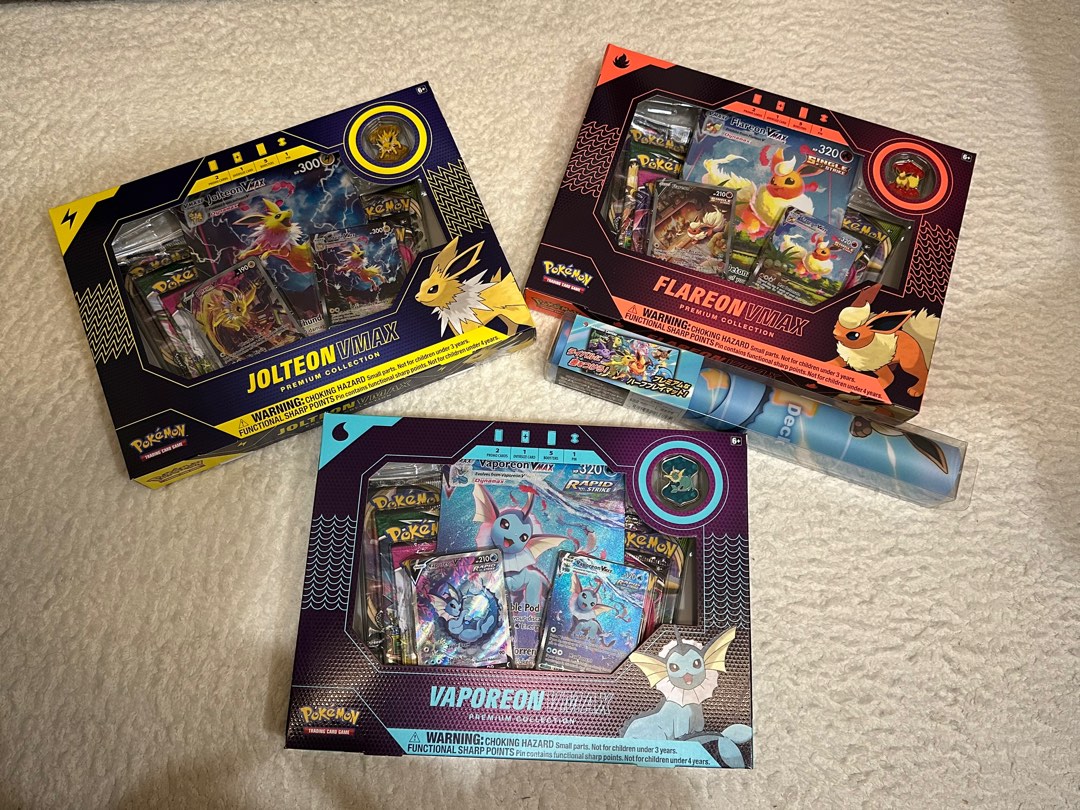 Eevee premium collection pokemon set, Hobbies & Toys, Toys & Games on ...