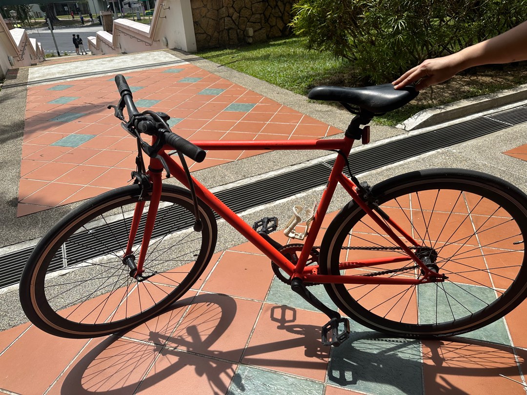 Elops 500 single speed, frame size M, Sports Equipment, Bicycles ...