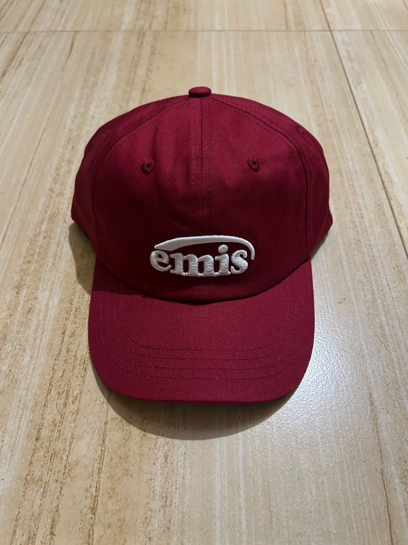 EMIS EMBROIDERED CAP, Men's Fashion, Watches & Accessories, Caps & Hats on Carousell