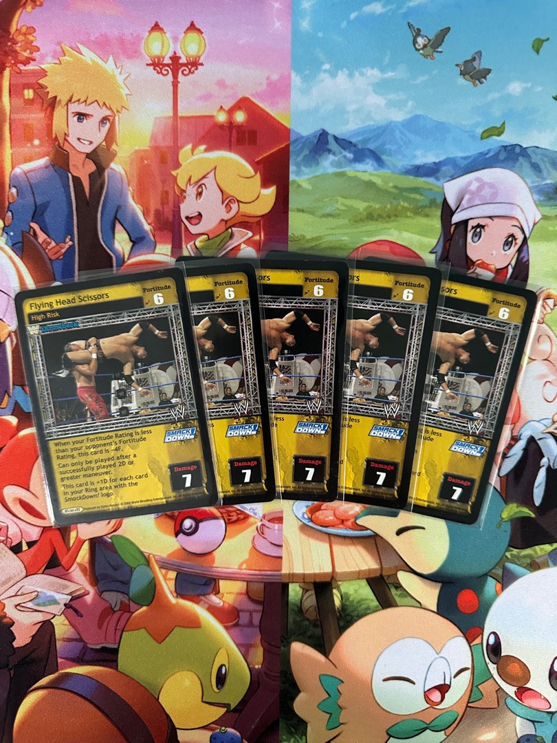 Flying Head Scissors TB WWF WWE RAW DEAL SMACKDOWN, Hobbies & Toys ...