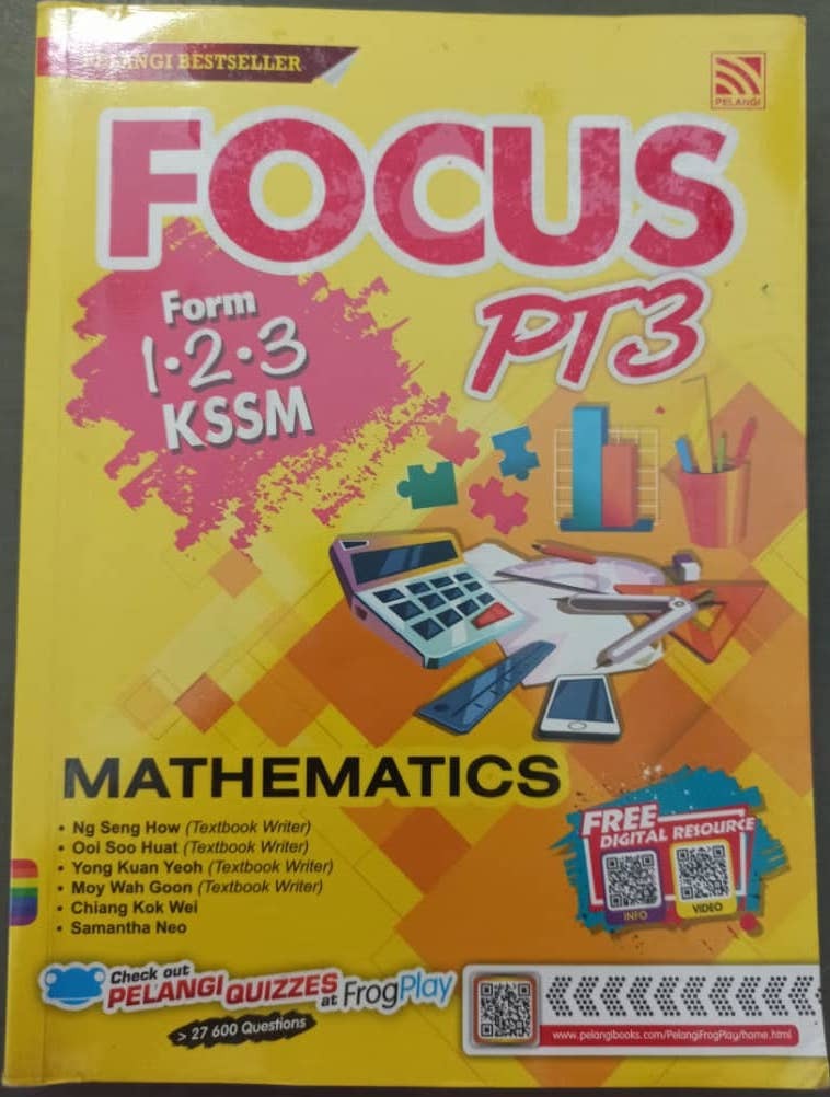 Focus Pt3 Form 1 2 3 Mathematics Hobbies And Toys Books And Magazines Textbooks On Carousell