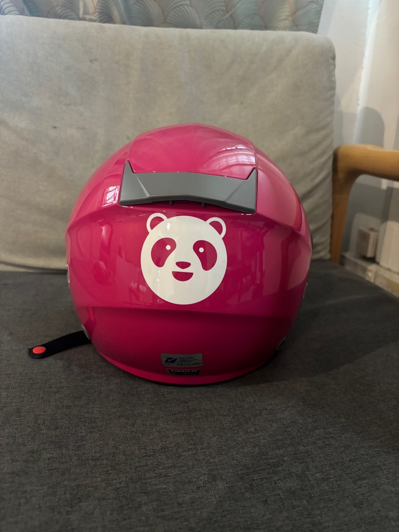 Foodpanda helmet size XXL, Motorcycles, Motorcycle Accessories on Carousell