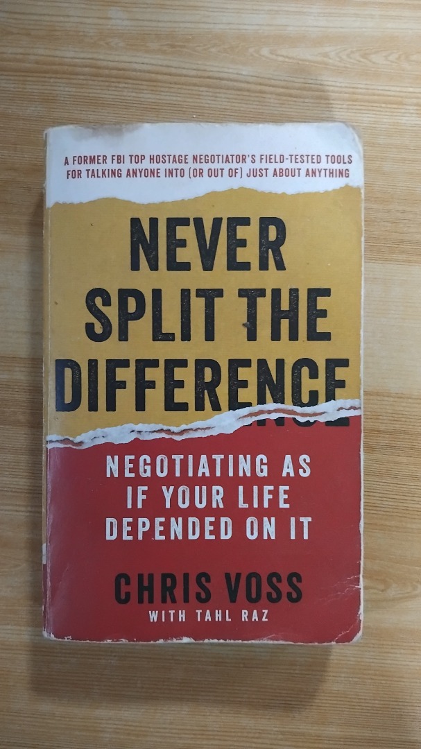 FOR RENT. Never Split The Difference, Hobbies & Toys, Books & Magazines ...