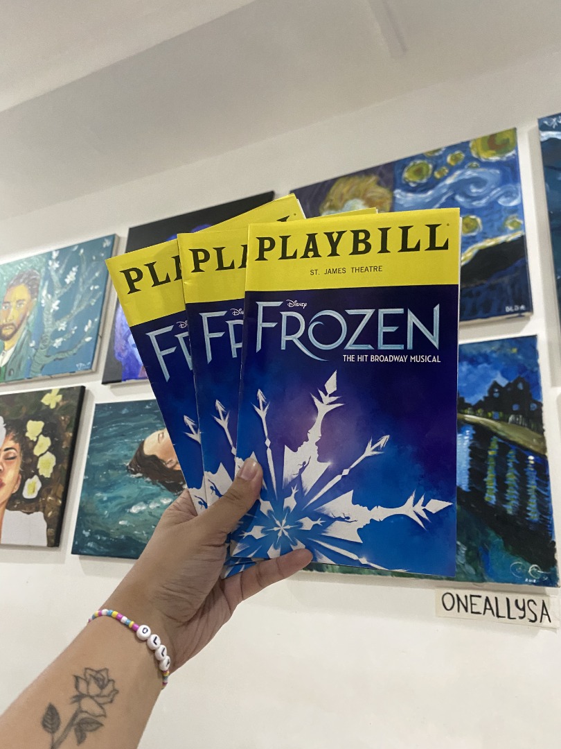 Frozen Playbill - Original Broadway Cast, Hobbies & Toys, Books ...