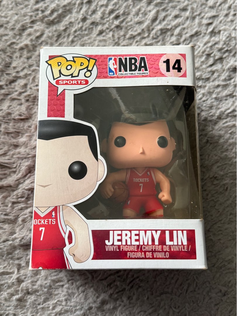 Funko Pop NBA Jeremy Lin Houston Rockets #14 Rare, Hobbies & Toys ...