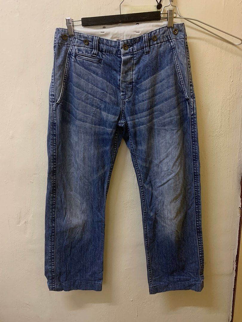 gap denim hakama wide bushpant og-107 vintage vtg og Y2k 90s not big e rindem non selvedge RRL ...