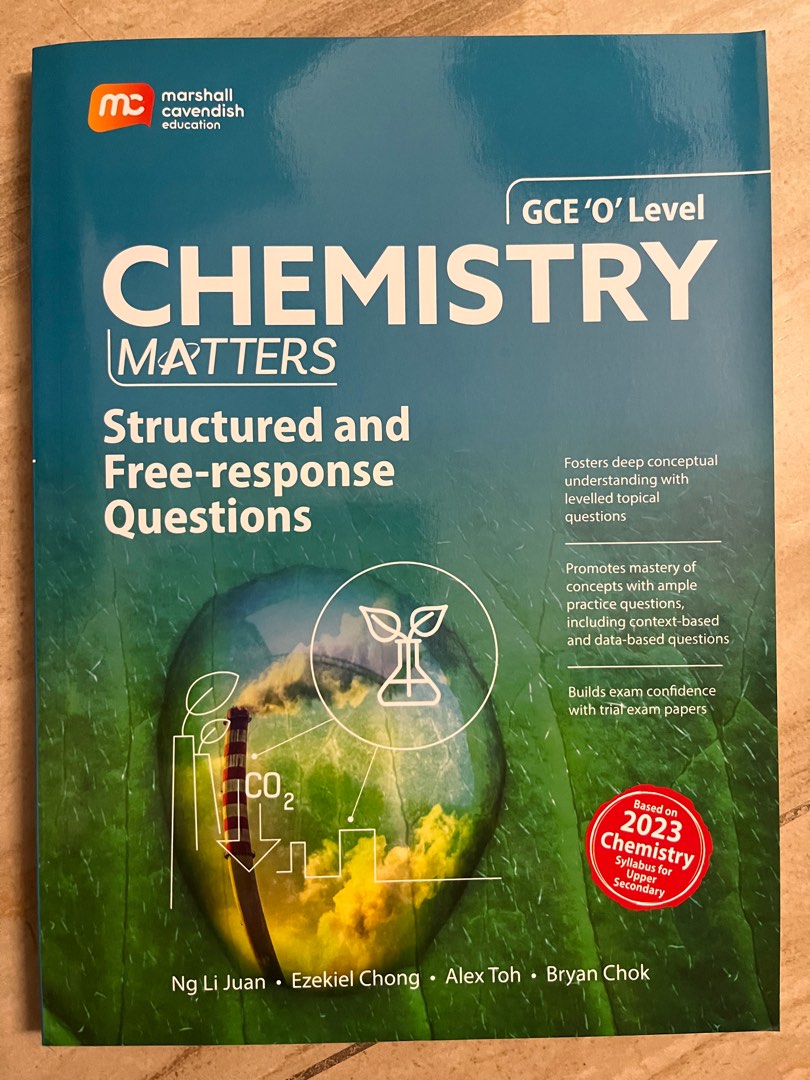 GCE O Level Chemistry Structured and free response Questions, Hobbies ...