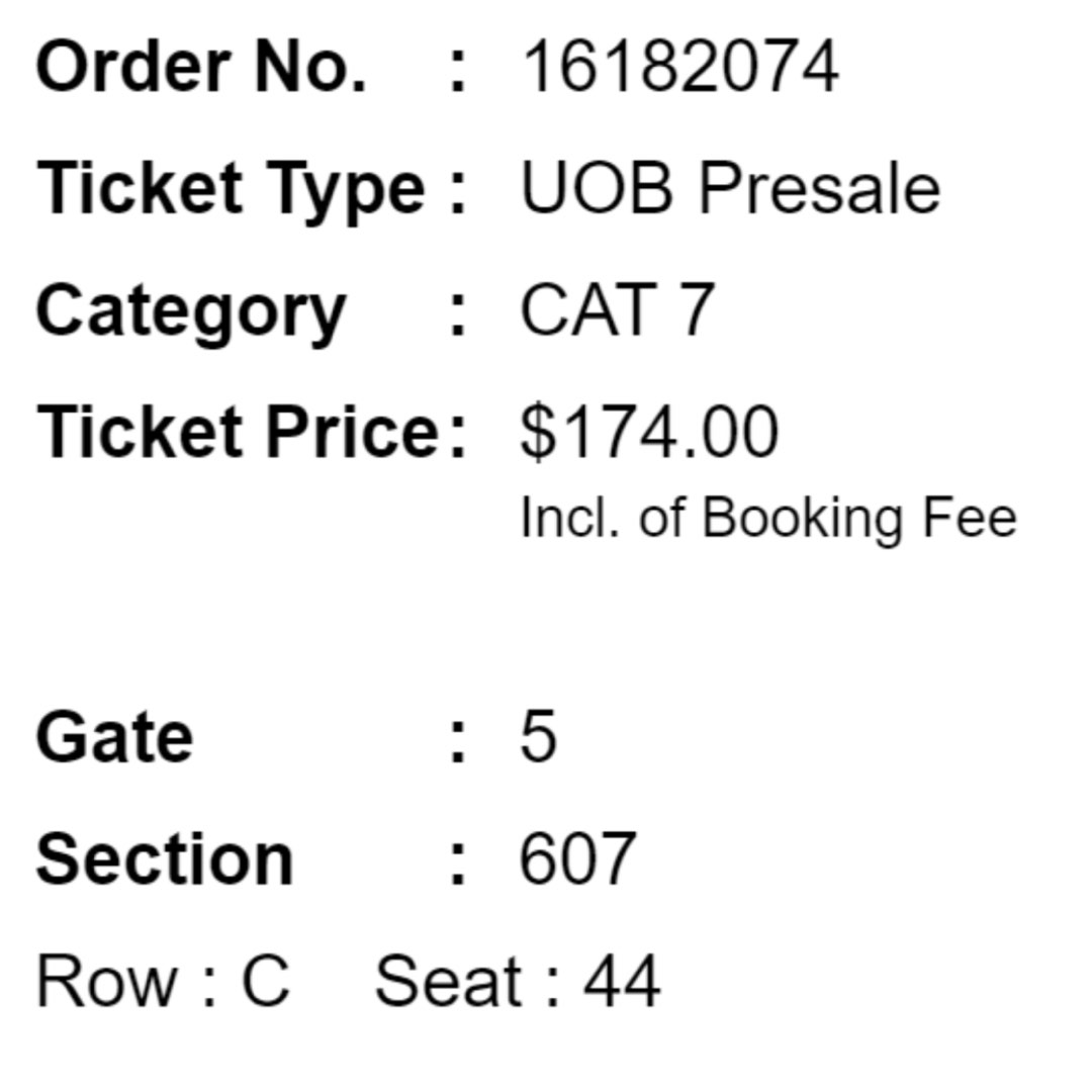 GEM Gloria Concert 1 March, Tickets & Vouchers, Event Tickets on Carousell