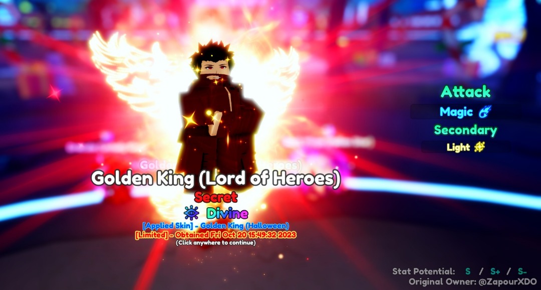 GILGAMESH EVO anime adventures, Video Gaming, Video Games, Others on ...