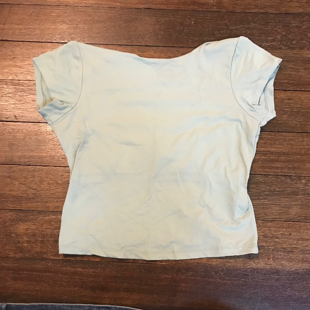 Glassons Sage Green Backless Top, Women's Fashion, Tops, Shirts on ...