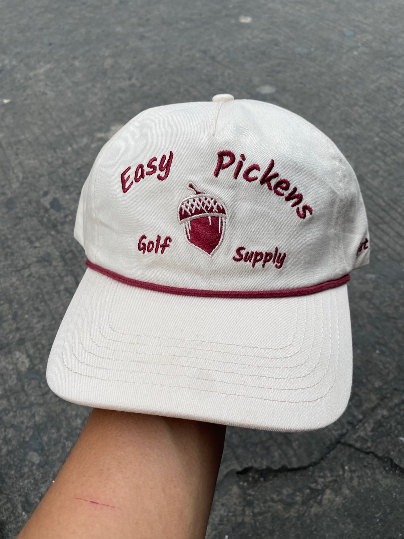 golf cap easy pickens rope cap, Men's Fashion, Watches & Accessories, Caps & Hats on Carousell