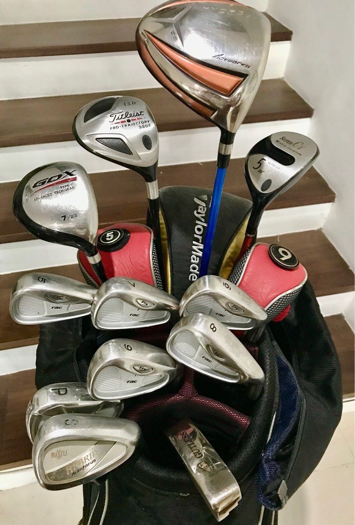 Golf Full Set, TaylorMade. Driver Actworks Hype Blaze, Iron TaylorMade ...