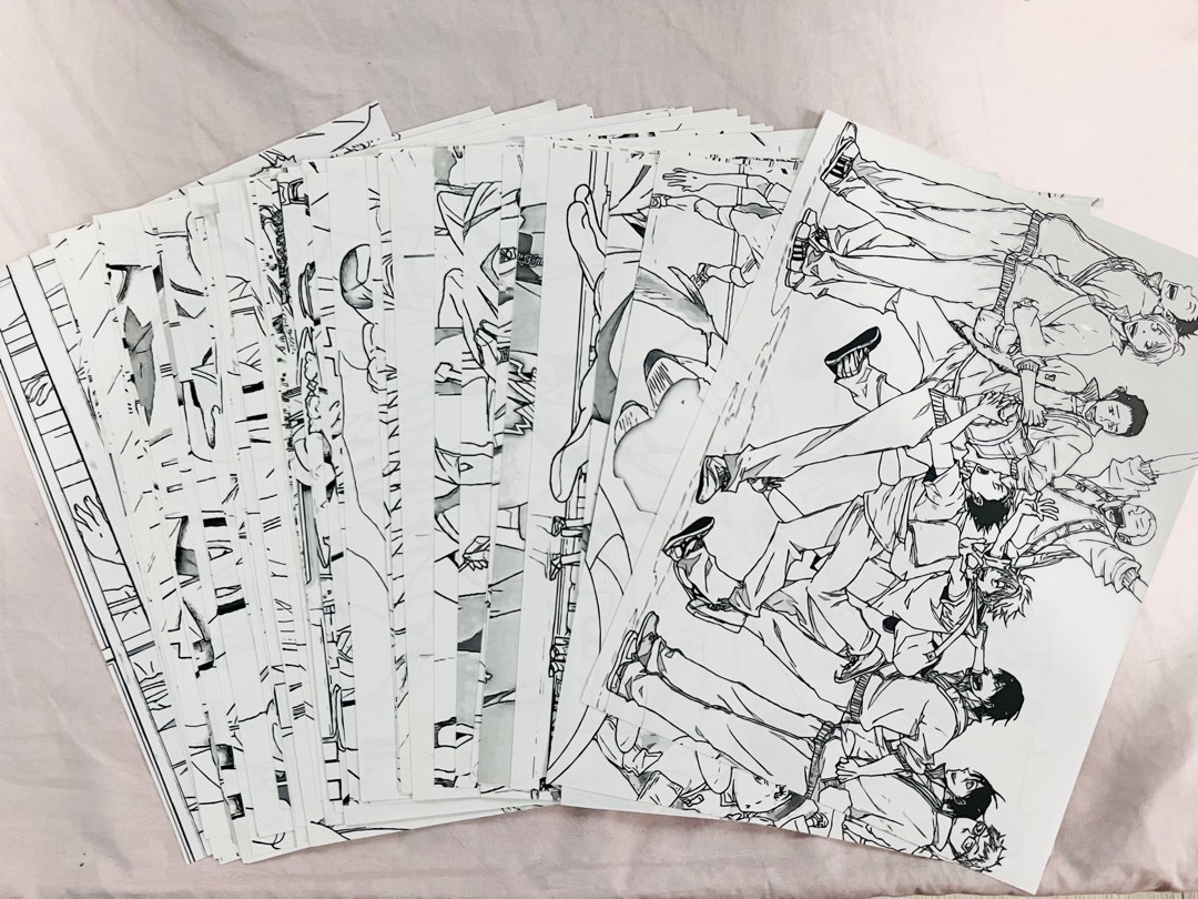 Haikyuu!! Coloring Pages from Official Haikyuu Coloring Book (46 Pages ...