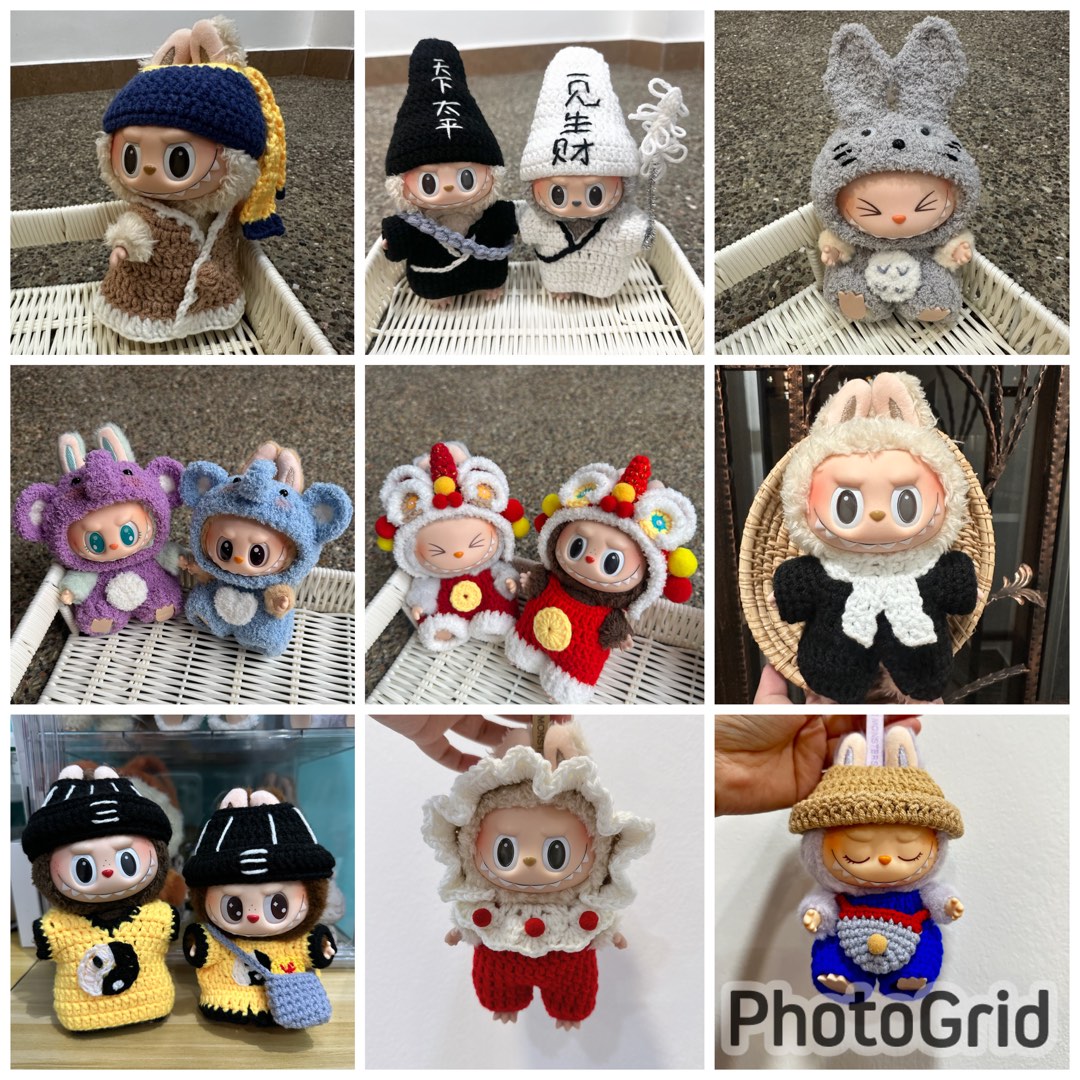 Handmade labubu cloth, Hobbies & Toys, Stationery & Craft, Handmade ...