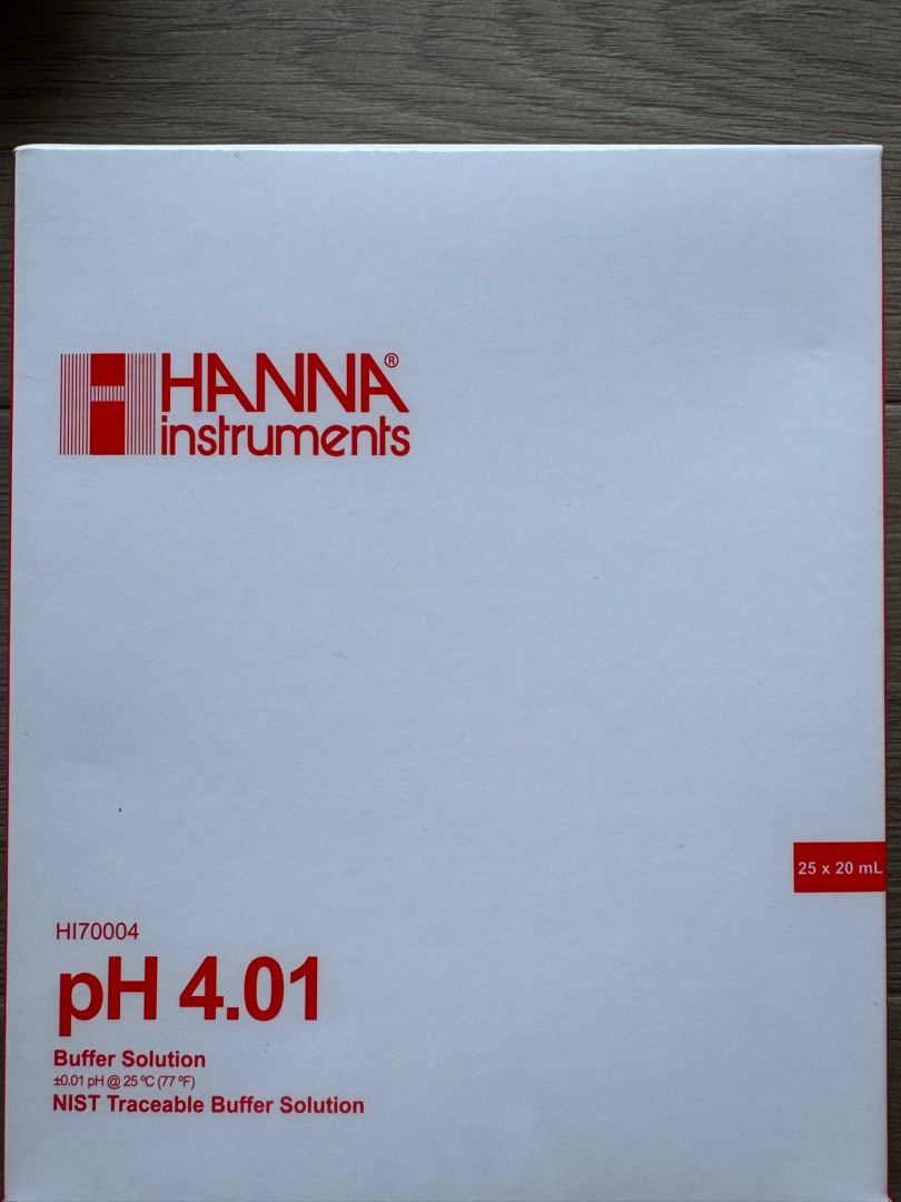 Hannah Instruments PH 4.01 Buffer Solution HI-70004P, Pet Supplies ...