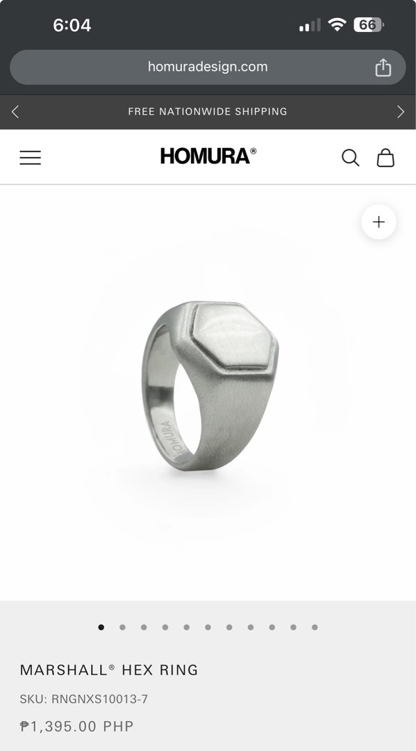 Homura Hex Ring, Men's Fashion, Watches & Accessories, Jewelry on Carousell