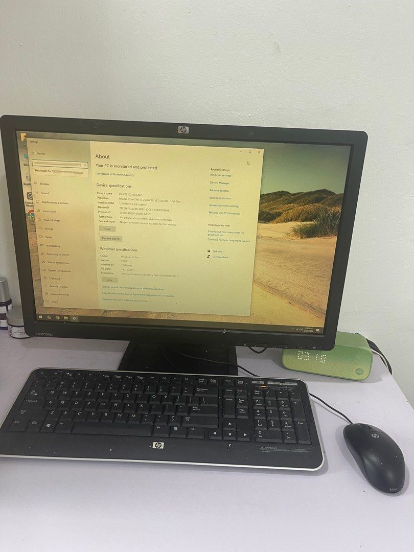 HP desktop full set i5-2500, Computers & Tech, Desktops on Carousell