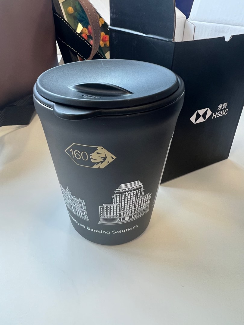 HSBC匯豐160周年限量版咖啡杯, 傢俬＆家居, 廚具和餐具, 餐具和餐具 - Carousell