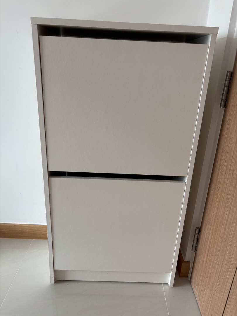 IKEA BISSA shoe rack 2 compartments, Furniture & Home Living, Furniture ...