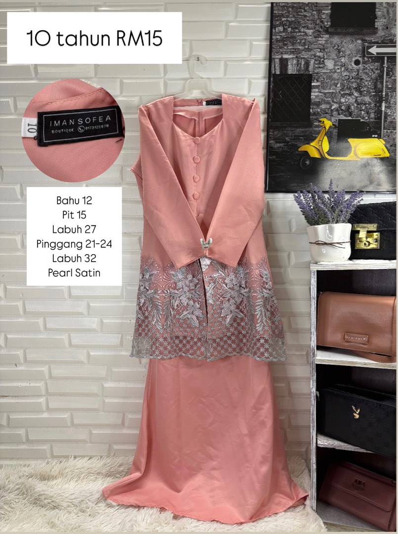 Iman Sofea Kurung Moden, Babies & Kids, Babies & Kids Fashion on Carousell