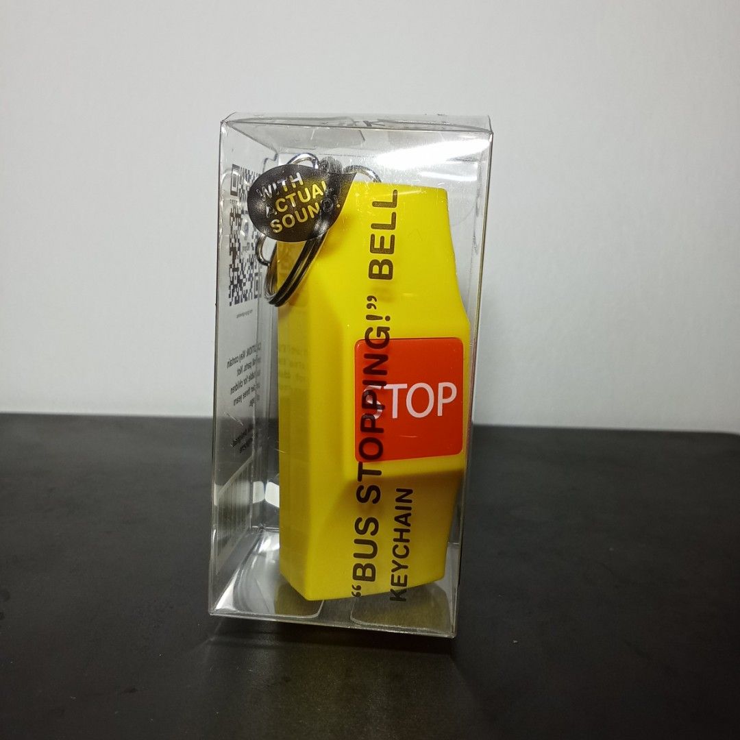 [IN HAND] KNACKSTOP SINGAPORE BUS STOPPING BELL SG KEYCHAIN (WITH ...
