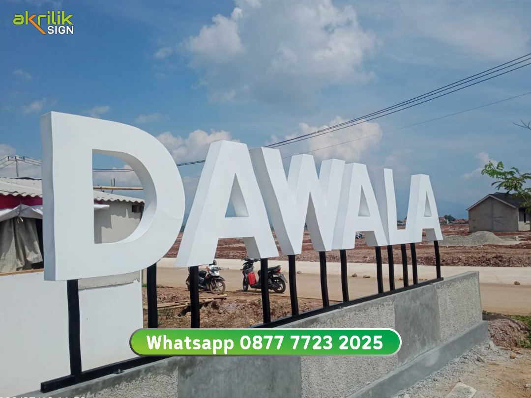 Jasa Signage Huruf Timbul Galvanis Cimahi - Padalarang, Desain ...