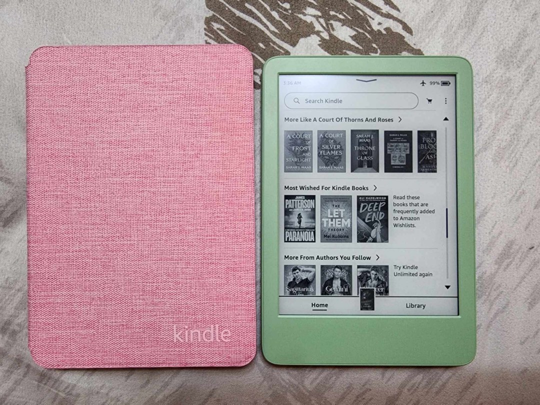 Kindle Basic 2024 (Matcha Green) NO ADS, Mobile Phones & Gadgets, E ...