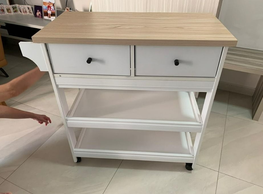 Kitchen Trolley Trolly Cabinet/ Wine trolley cart Singapore Cardin ...