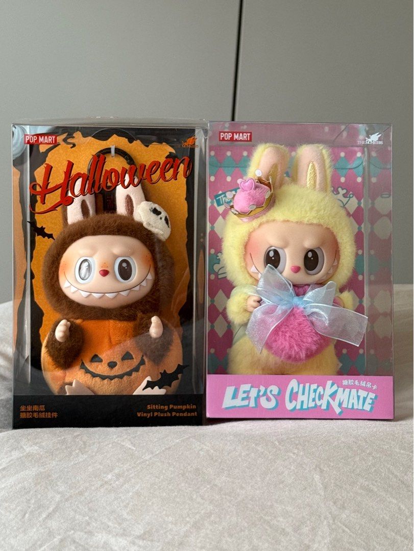 Labubu Halloween & Checkmate Queen, Hobbies & Toys, Toys & Games on ...