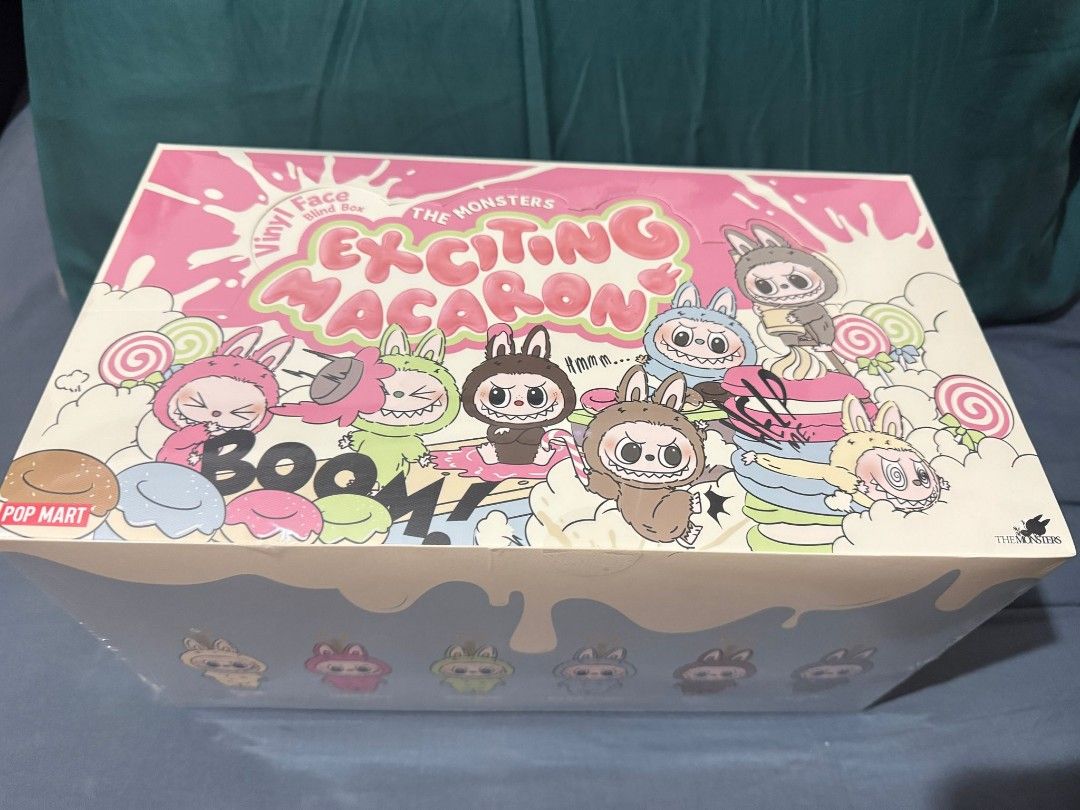 Labubu The Monsters - Tasty Macarons Vinyl Face Blind Box V.1, Hobbies ...