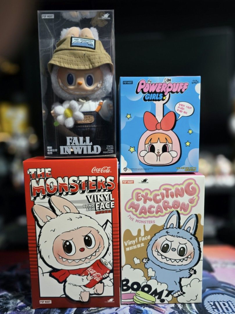 Labubu v1 Coca-Cola fall in wild cry baby, Hobbies & Toys, Toys & Games ...