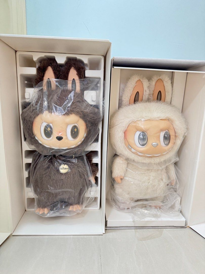 THE MONSTERS - Labubu 大首領Zimomo / 大天使ANGEL IN CLOUDS 搪膠臉公仔 , 興趣及遊戲, 玩具 ...