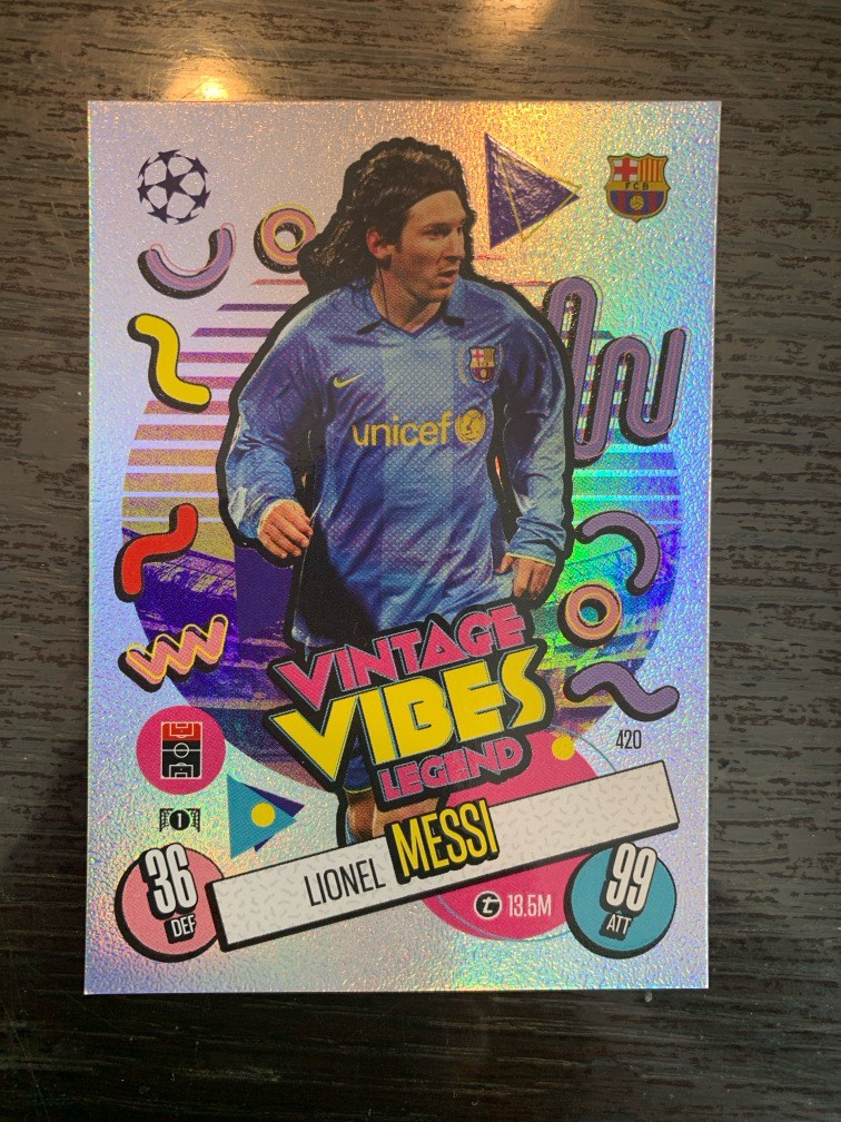 Lionel Messi Vintage Vibes Legend(24/25), Hobbies & Toys, Toys & Games ...