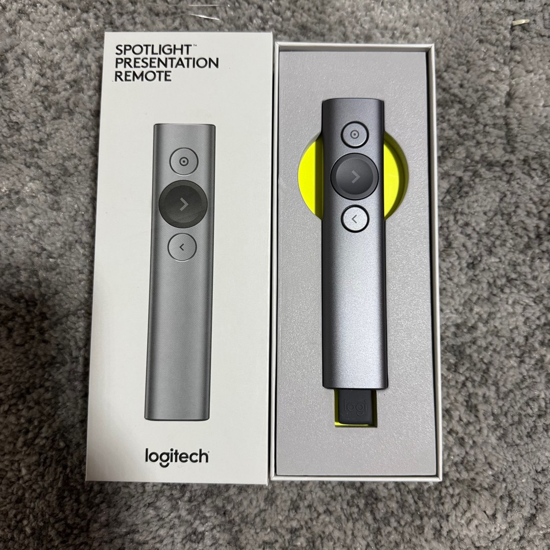 Logitech Spotlight Presentation Remote, Computers & Tech, Office & Business Technology on Carousell