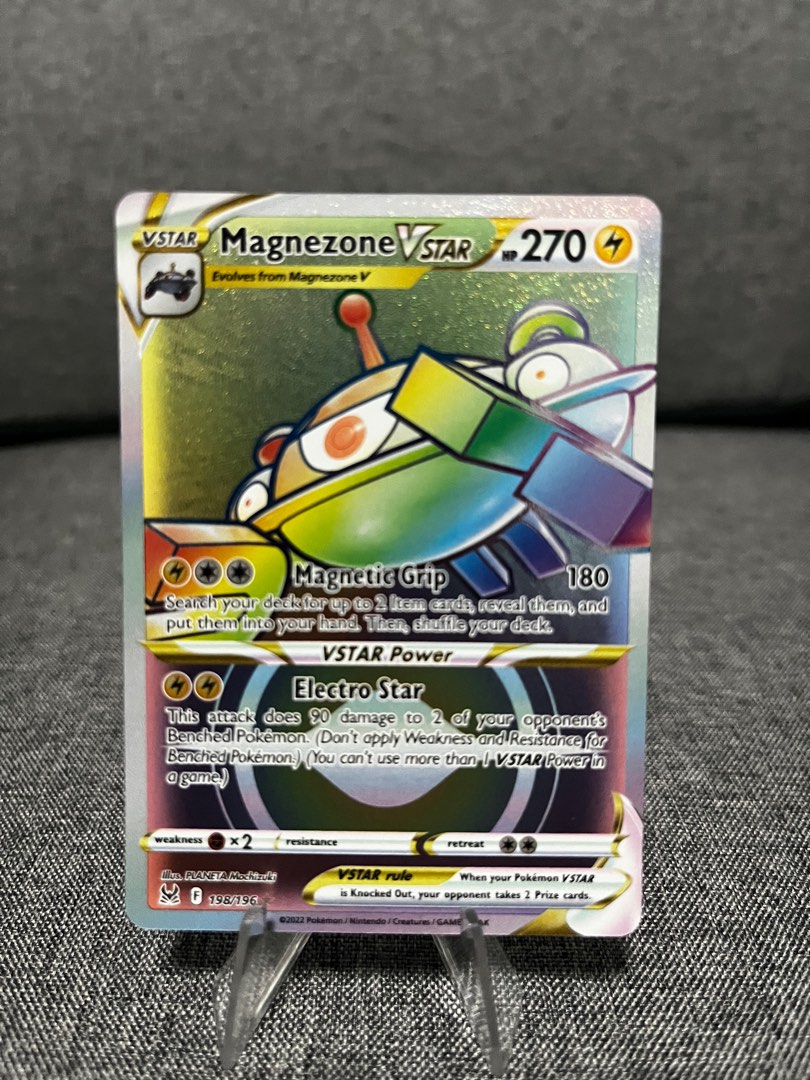 Magnezone VStar #198 Pokemon Lost Origin, Hobbies & Toys, Toys & Games ...