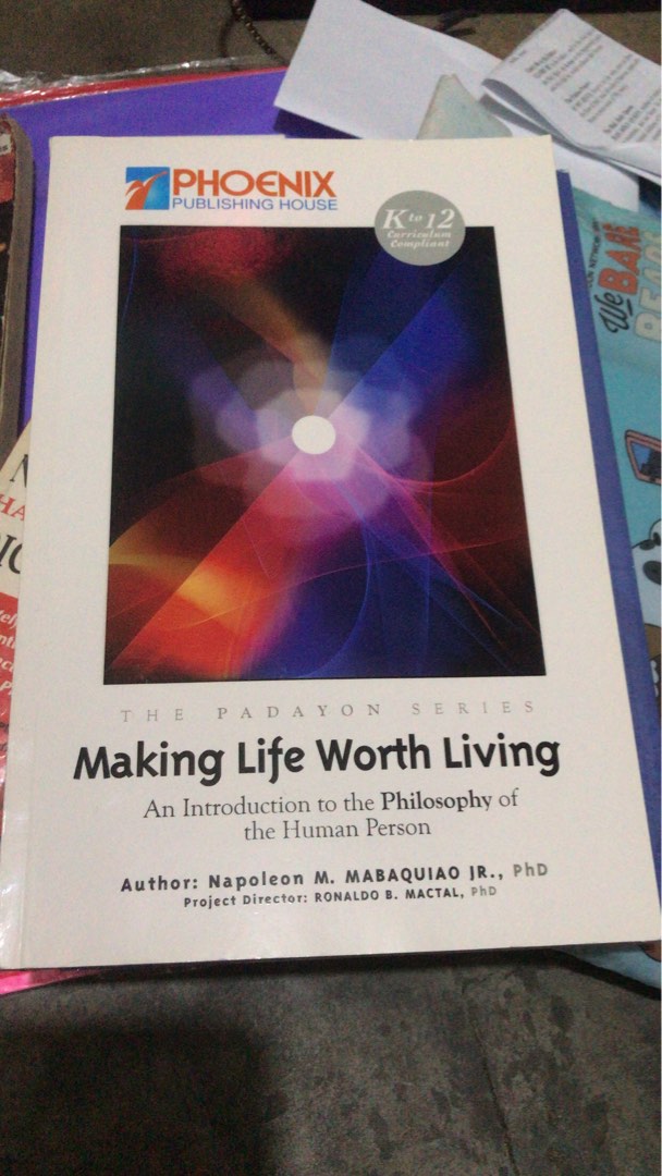 Making Life Worth Living (Philosophy) Book, Hobbies & Toys, Books & Magazines, Textbooks on ...