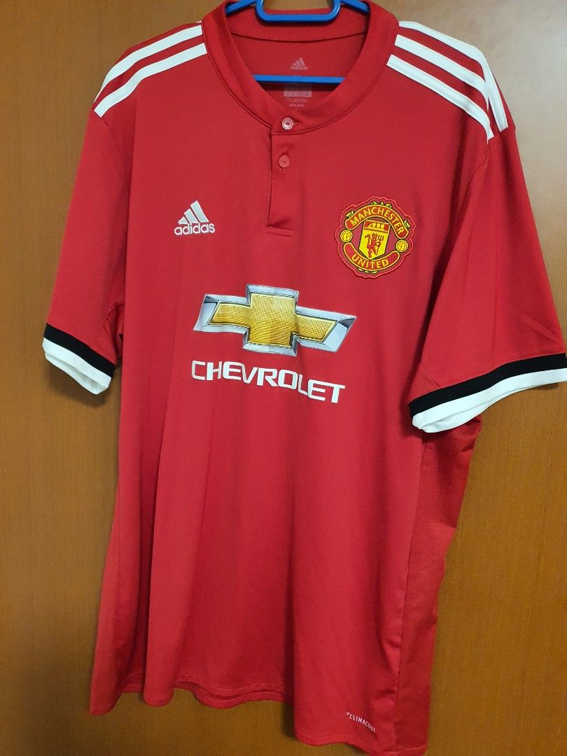 Manchester United 17/18 Home Kit Authentic Fans Version, Men's Fashion ...