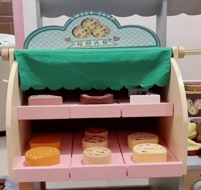 Masakan kue kayu wooden toys cake buah jualan supermarket mainan anak ...
