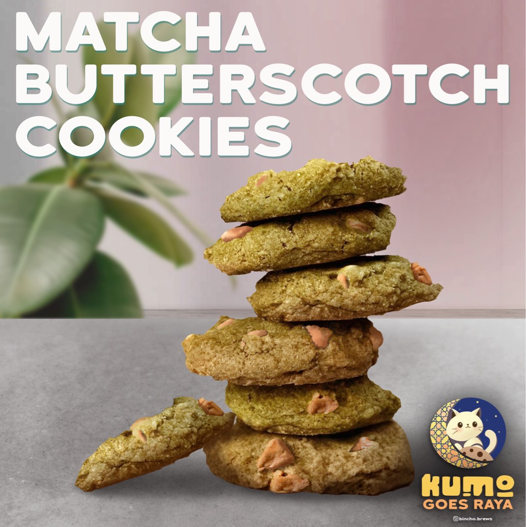 MATCHA BUTTERSCOTCH COOKIES | 2025 HALAL EID RAYA COOKIES | EARLY BIRD ...