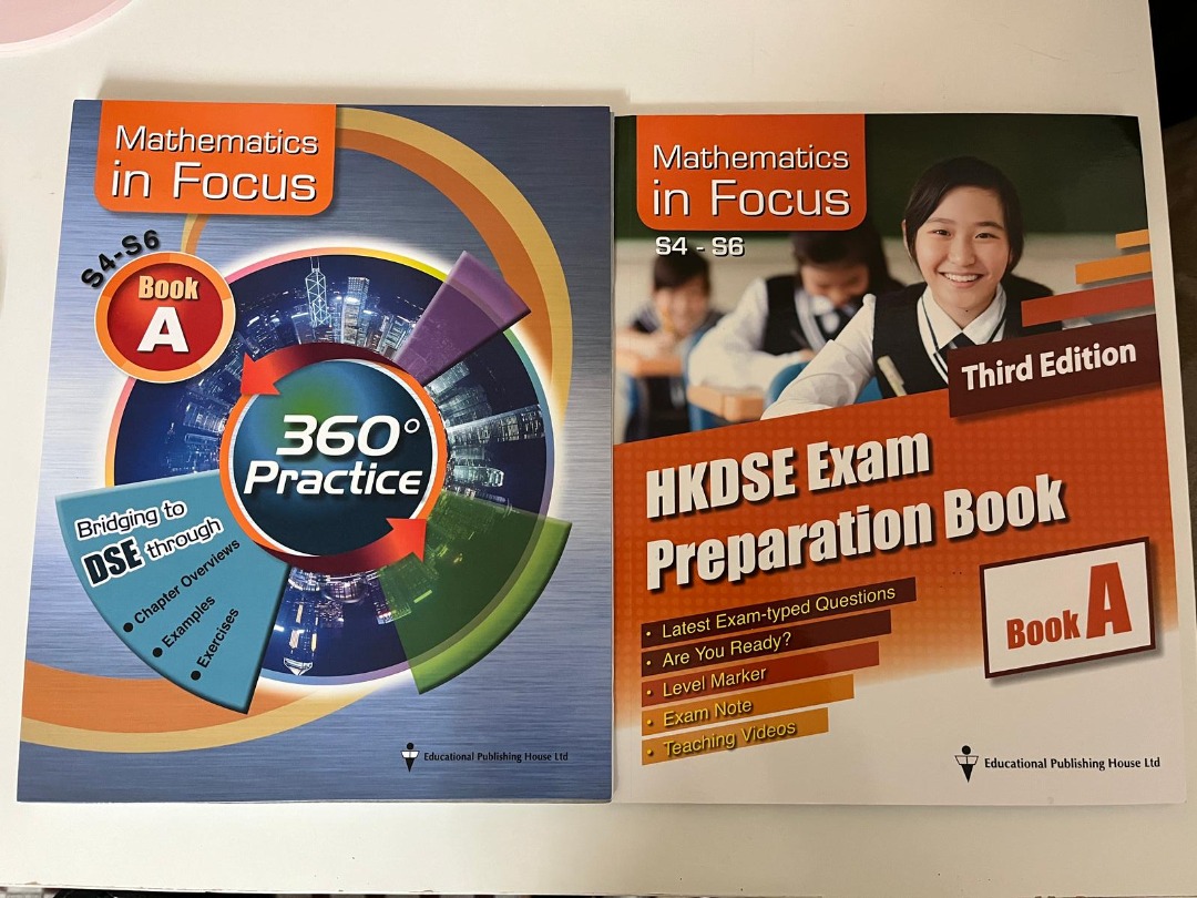 Mathematics in Focus, HKDSE Preparation Book Set A-B, ALL for $300, 興趣及 ...