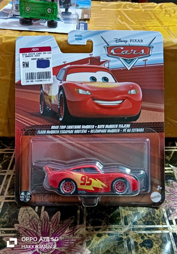 MATTEL DISNEY PIXAR CARS ROAD TRIP LIGHTNING MCQUEEN, Hobbies & Toys, Toys & Games on Carousell