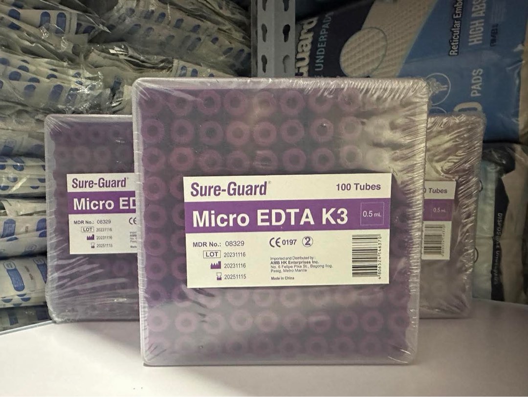 Microtainer 0.5ml Edta K3 Sureguard 100pieces, Health & Nutrition ...
