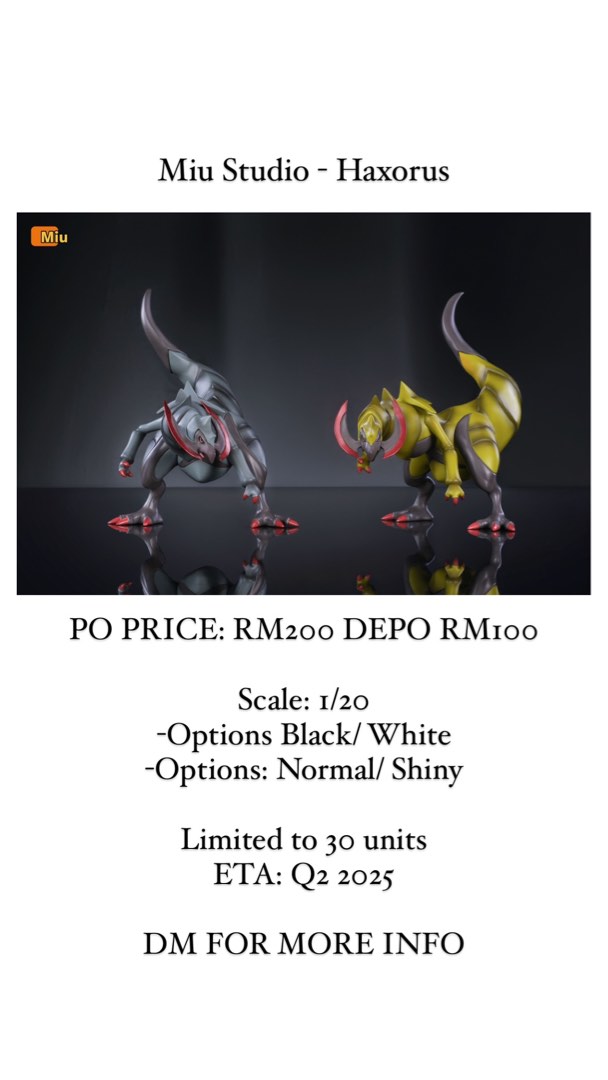 Miu Studio - Haxorus, Hobbies & Toys, Toys & Games on Carousell