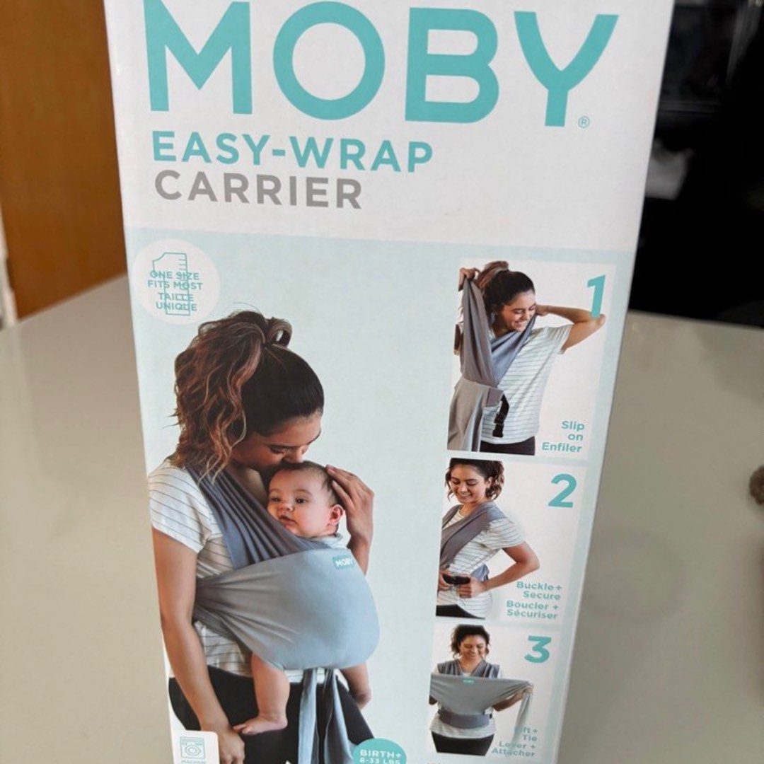 Moby Easy Sling, Babies & Kids, Going Out, Carriers & Slings on Carousell