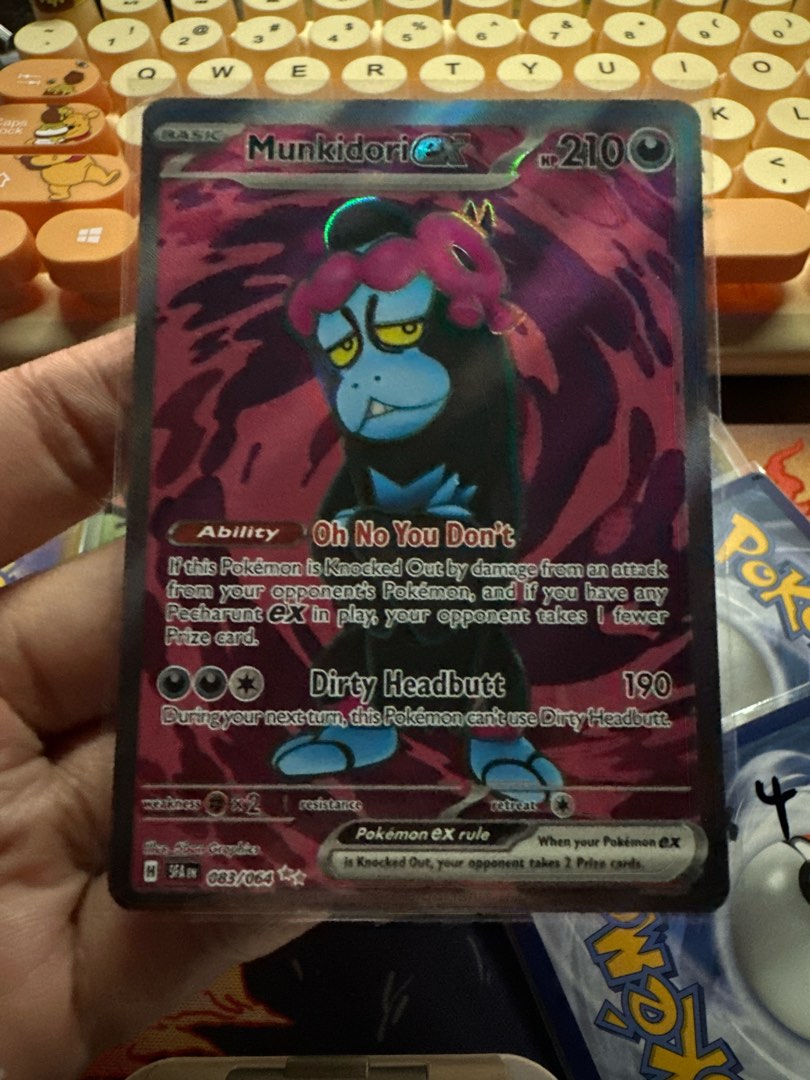 Munkidori Ex #83 Pokemon Shrouded Fable, Hobbies & Toys, Toys & Games ...