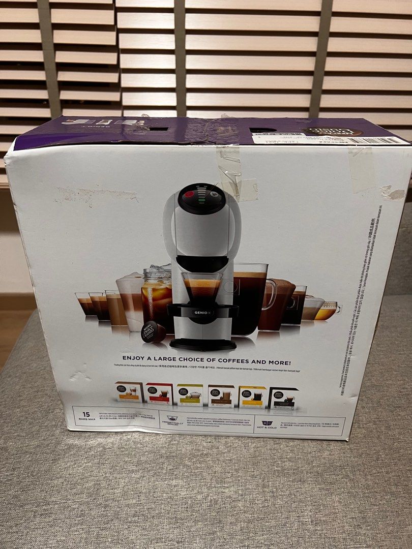 Nescafe GENIO S BASIC white, TV & Home Appliances, Kitchen Appliances ...